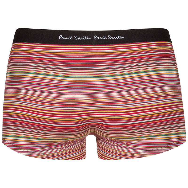 Paul Smith Men's 3-Pack Signature Stripe Boxer Trunks, Black/multi