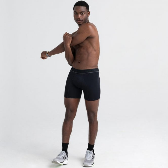 SAXX Men's Kinetic HD Boxer Brief, Black