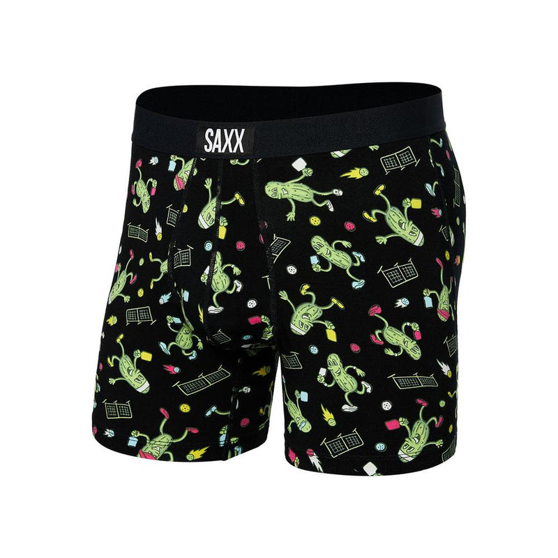SAXX Men's Ultra Pickleball Boxer Brief, Black