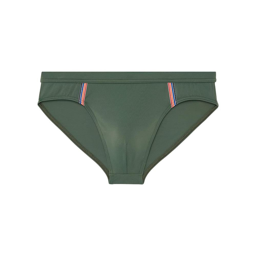HOM Men's Nautical Cup Swim Mini Brief, Khaki Green