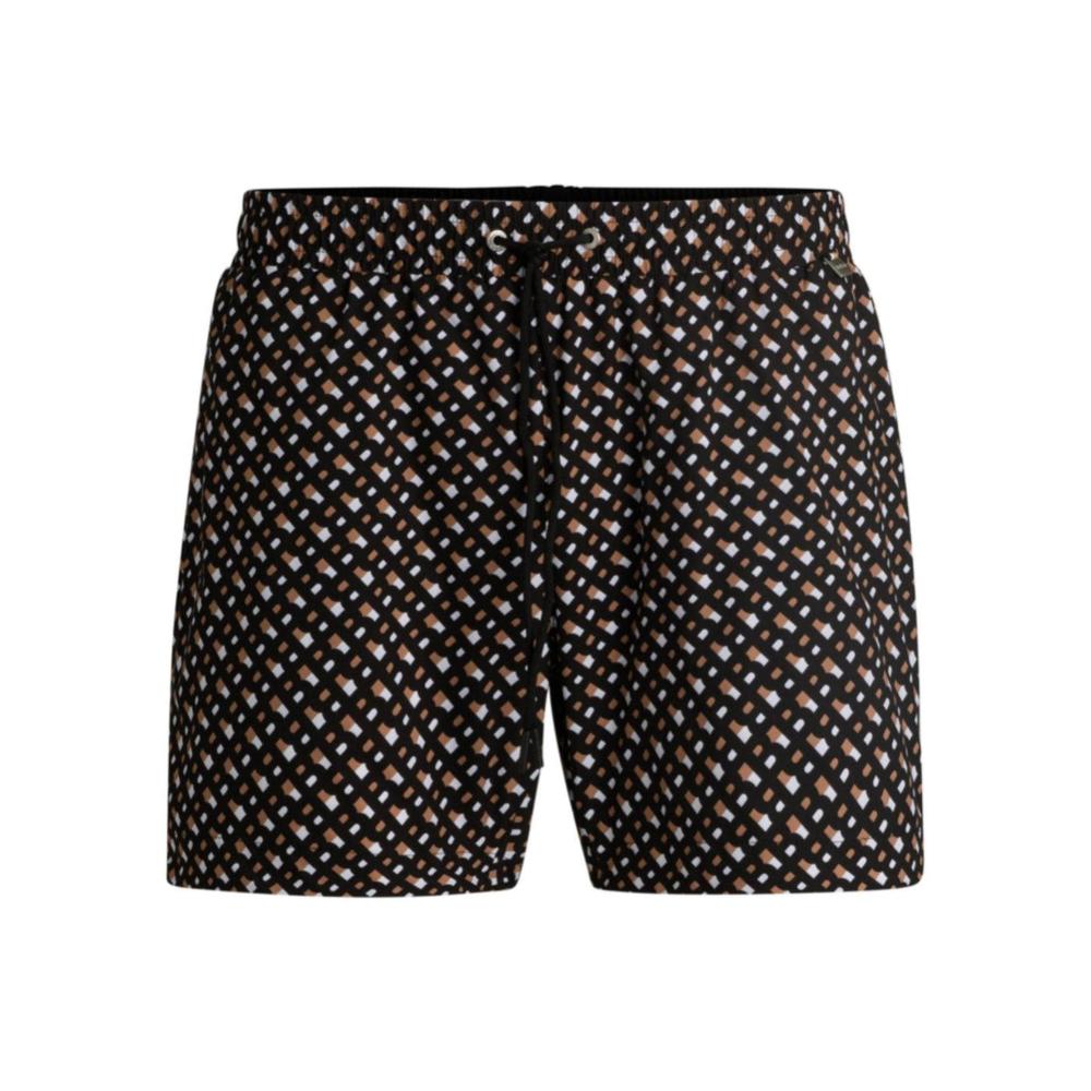 BOSS Men's Manu New Swim Shorts, Black