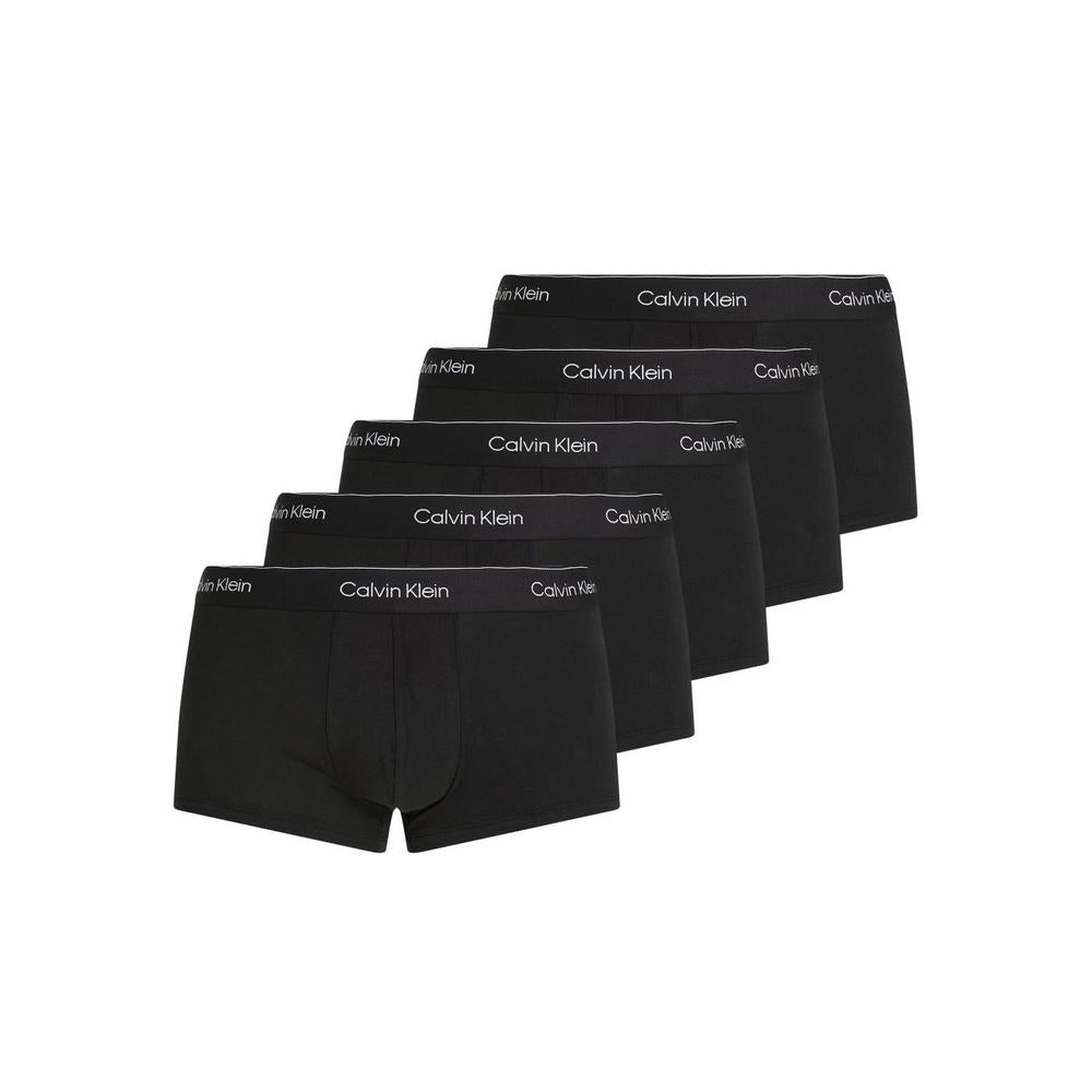 Calvin Klein Icon Men's 5-Pack Low Rise Boxer Trunks, Black