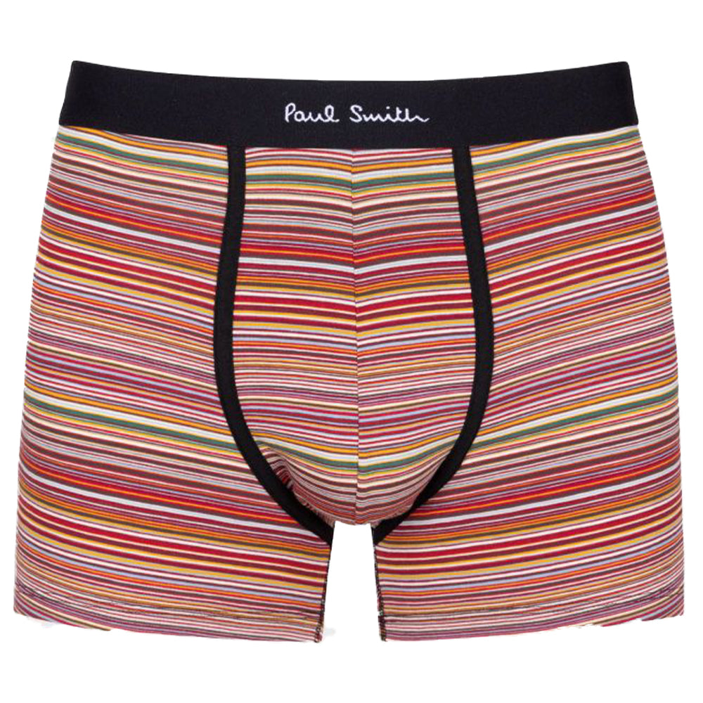 Mixed 'Signature Stripe' and Plain Long Trunks Five Pack | Paul Smith