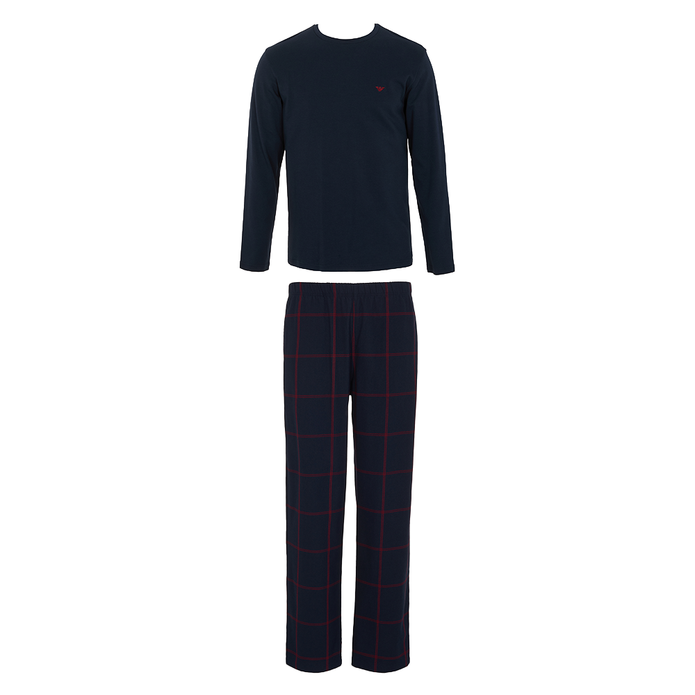 Emporio Armani Men's Short Pyjama Set, Armani Blue/Shark