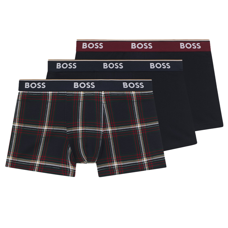 BOSS 3-Pack Power Boxer Trunks, Multi-Coloured