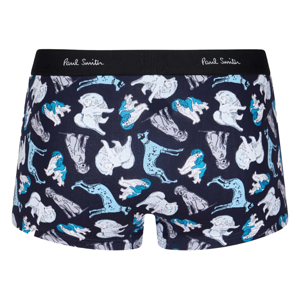Paul Smith Men's Boxer Trunk Dogs, Blue