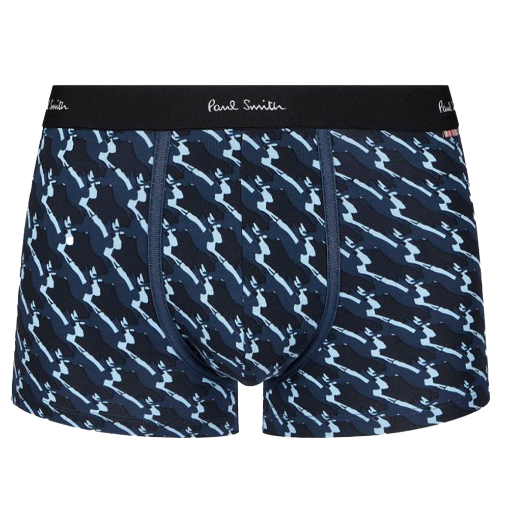 Paul Smith Men's Boxer Trunk Jumping Rabbits, Blue