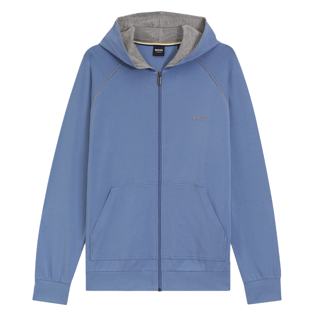 BOSS Mix&Match Hooded Jacket, Pastel Blue