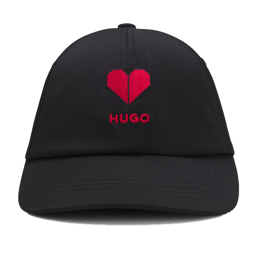 HUGO Men's Jude Baseball Cap, Black