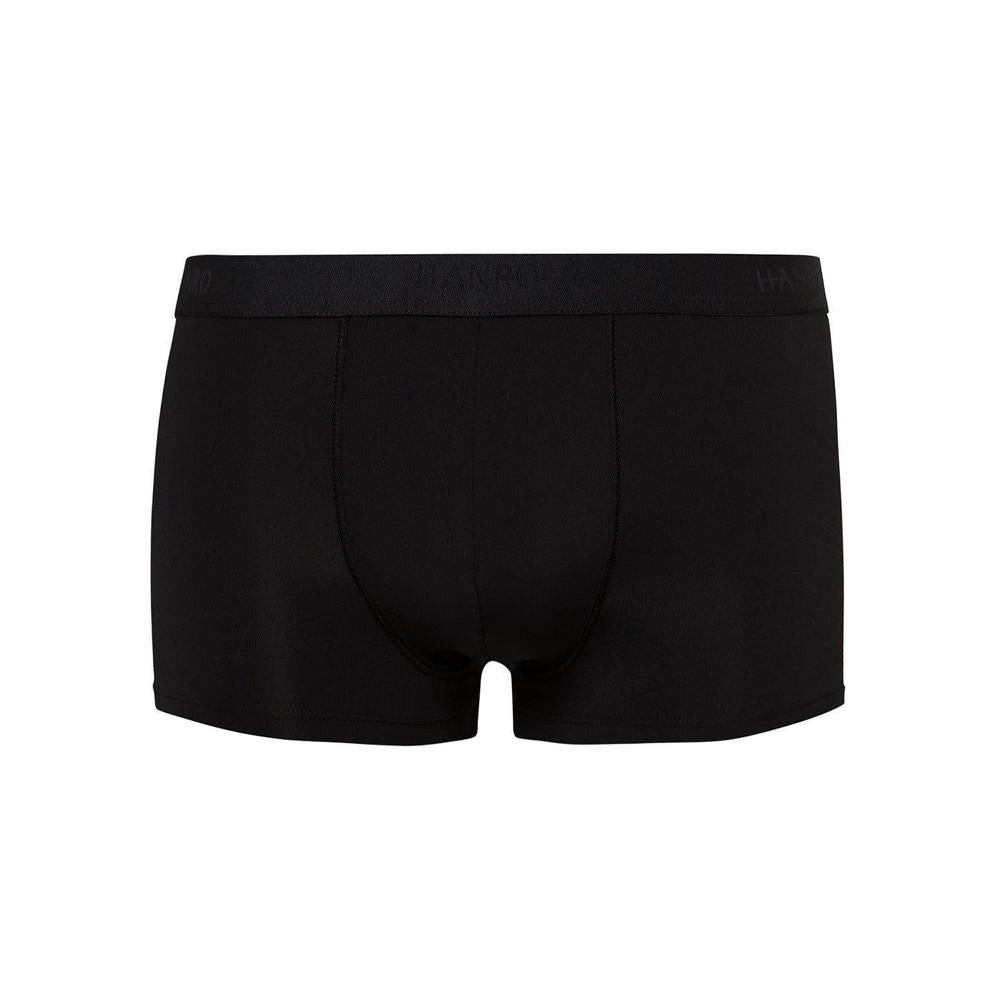 Hanro Men's Micro Touch Boxer Trunk, Black