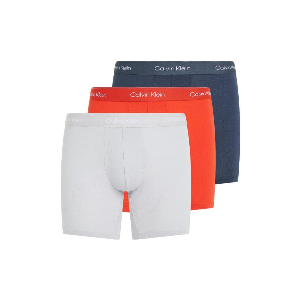 Calvin Klein Men's 3-Pack Boxer Briefs, Vintage Indigo / Micro Chip ...