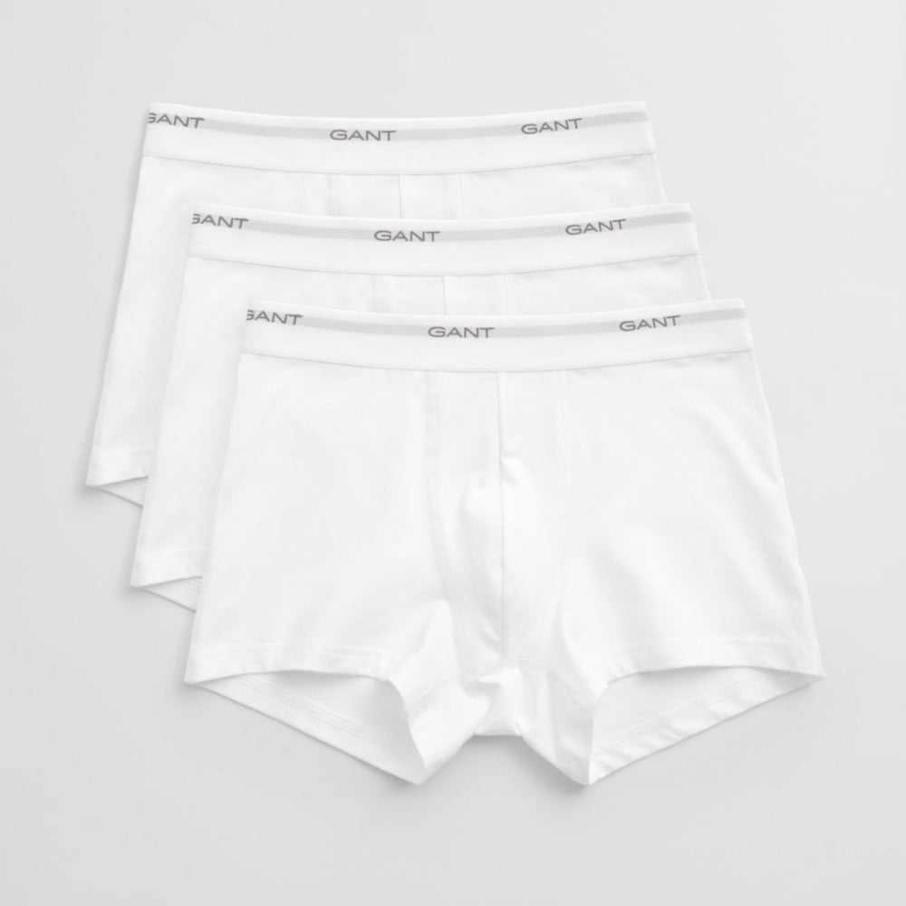 GANT 3-Pack Core Boxer Trunks, White