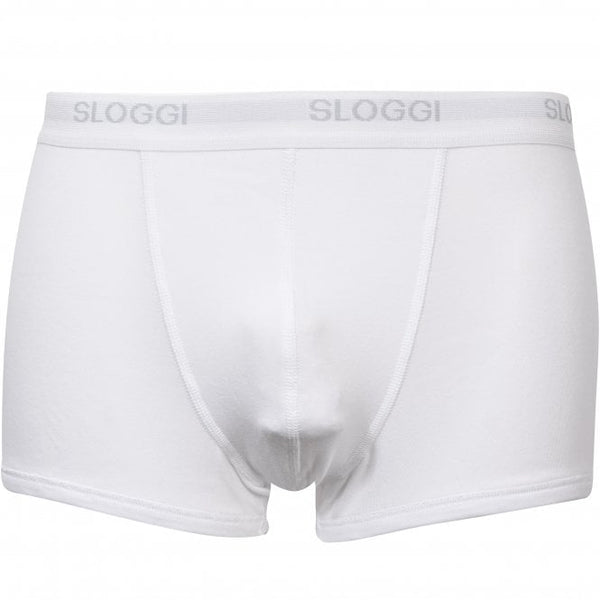 Sloggi 2-Pack 24/7 Hipster Boxer Trunks, White | Sloggi | UnderU